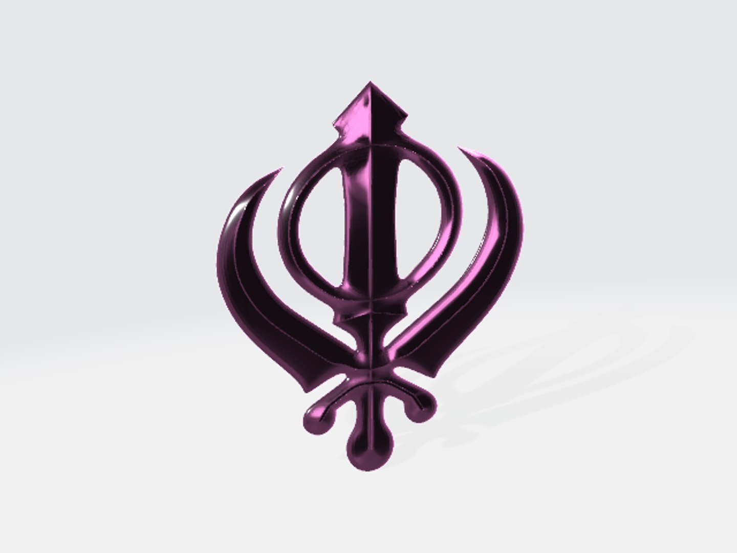 3D Sikh Khanda Model - TurboSquid 1397983