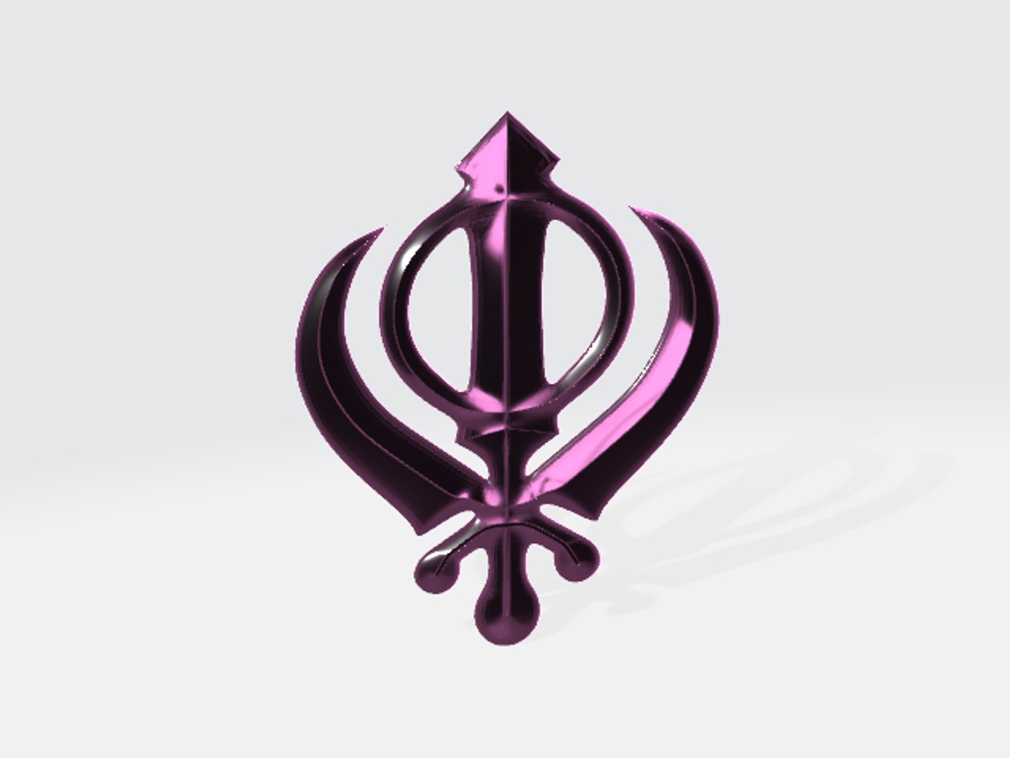 3D Sikh Khanda Model - TurboSquid 1397983