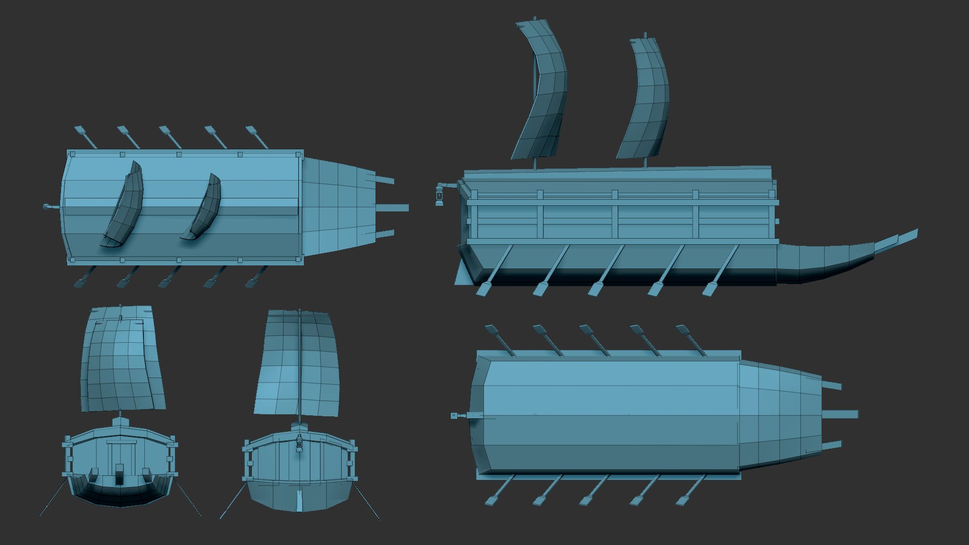 3D Model Korean Turtle Ship - - TurboSquid 1695672