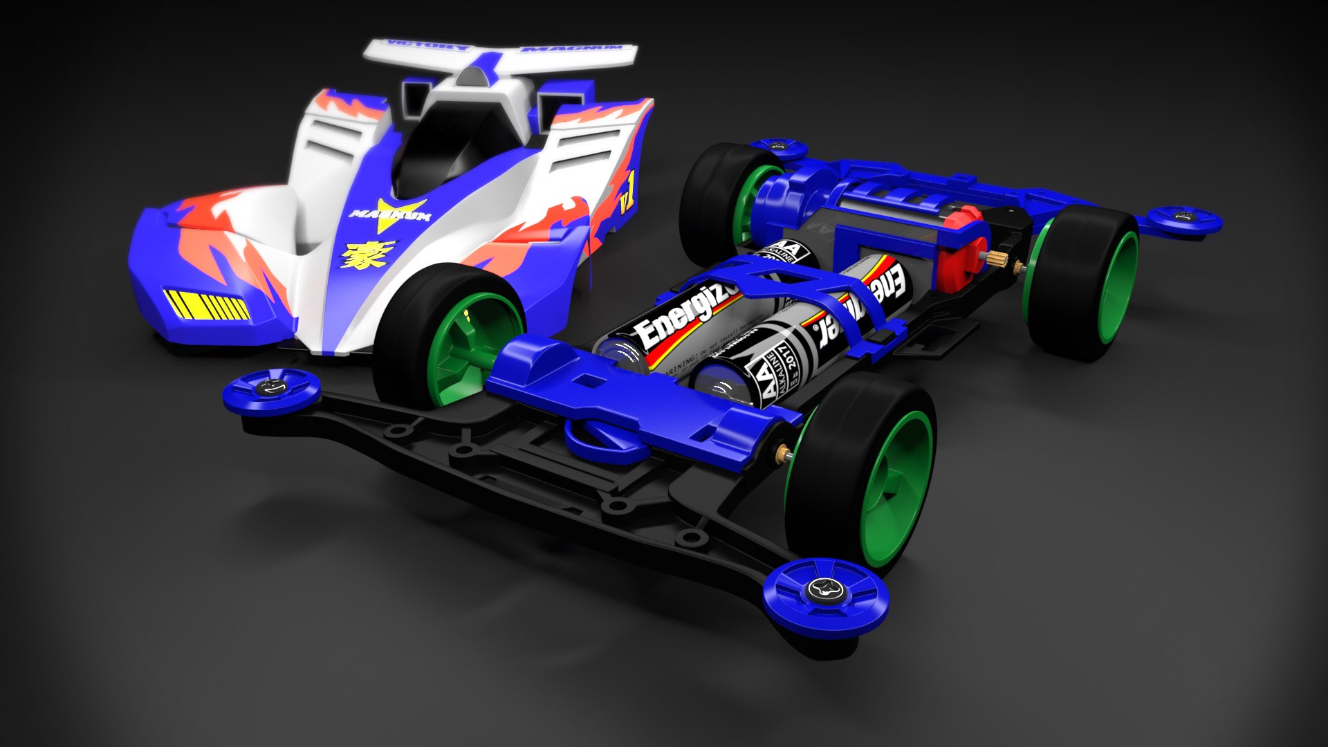 Tamiya Victory Magnum 3d Obj