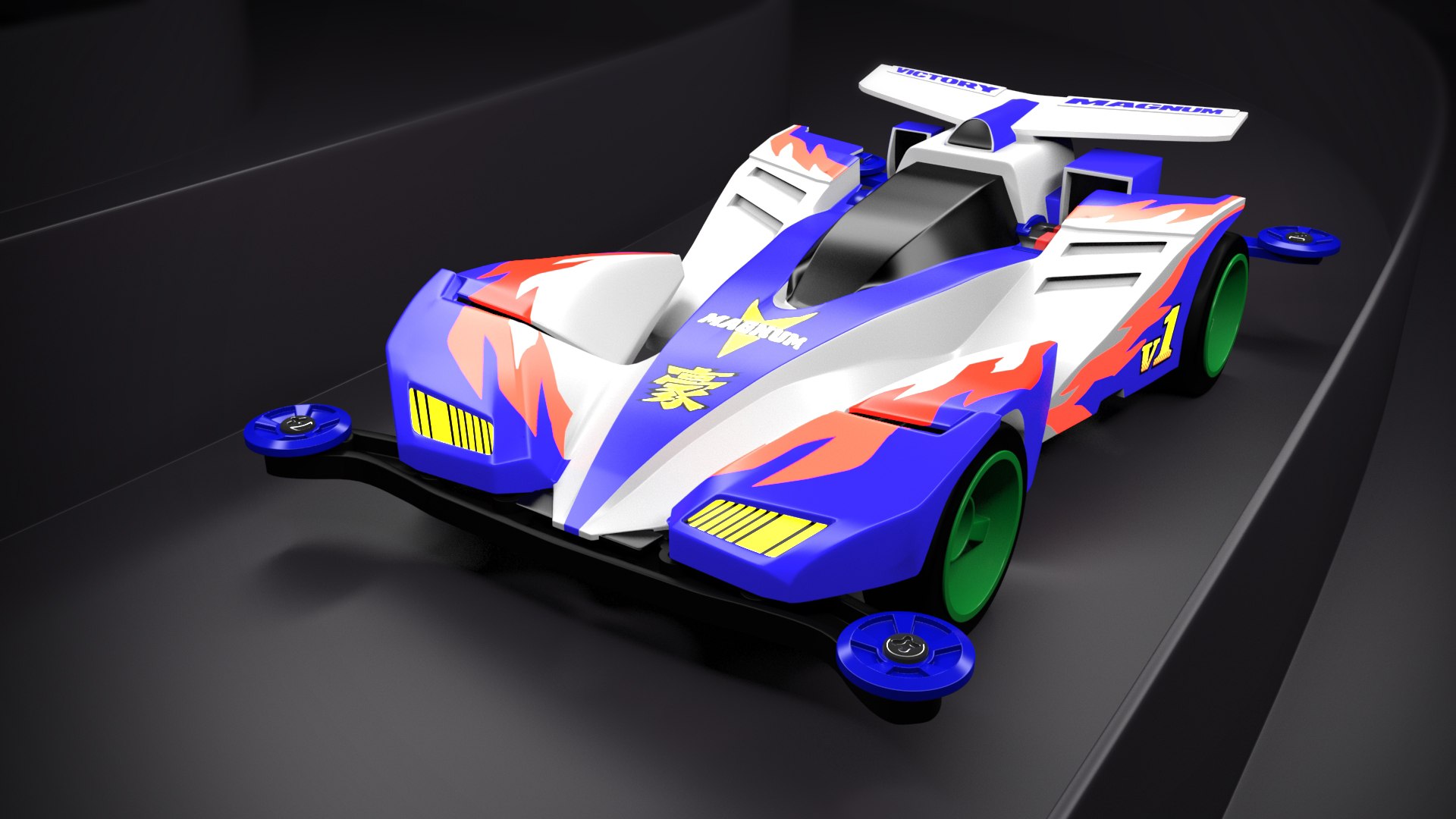 Tamiya Victory Magnum 3d Obj