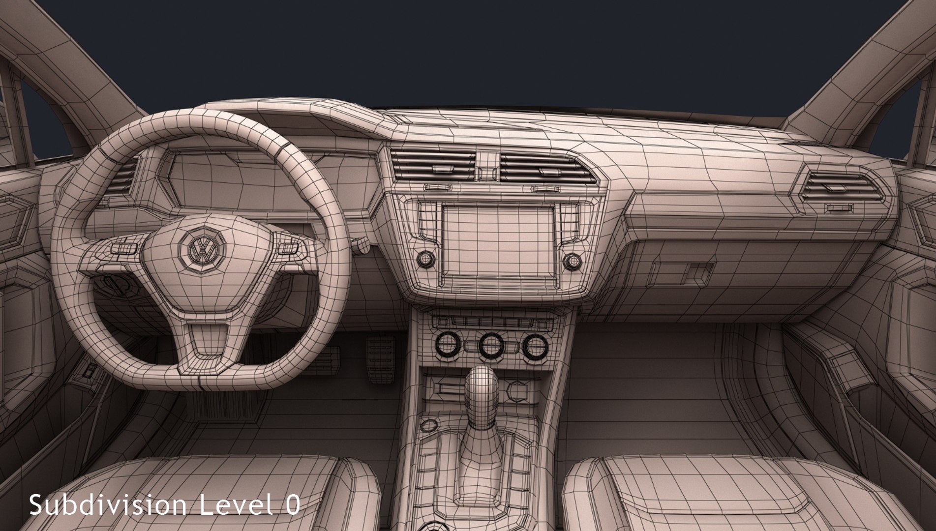 3d Model 2017 Tiguan