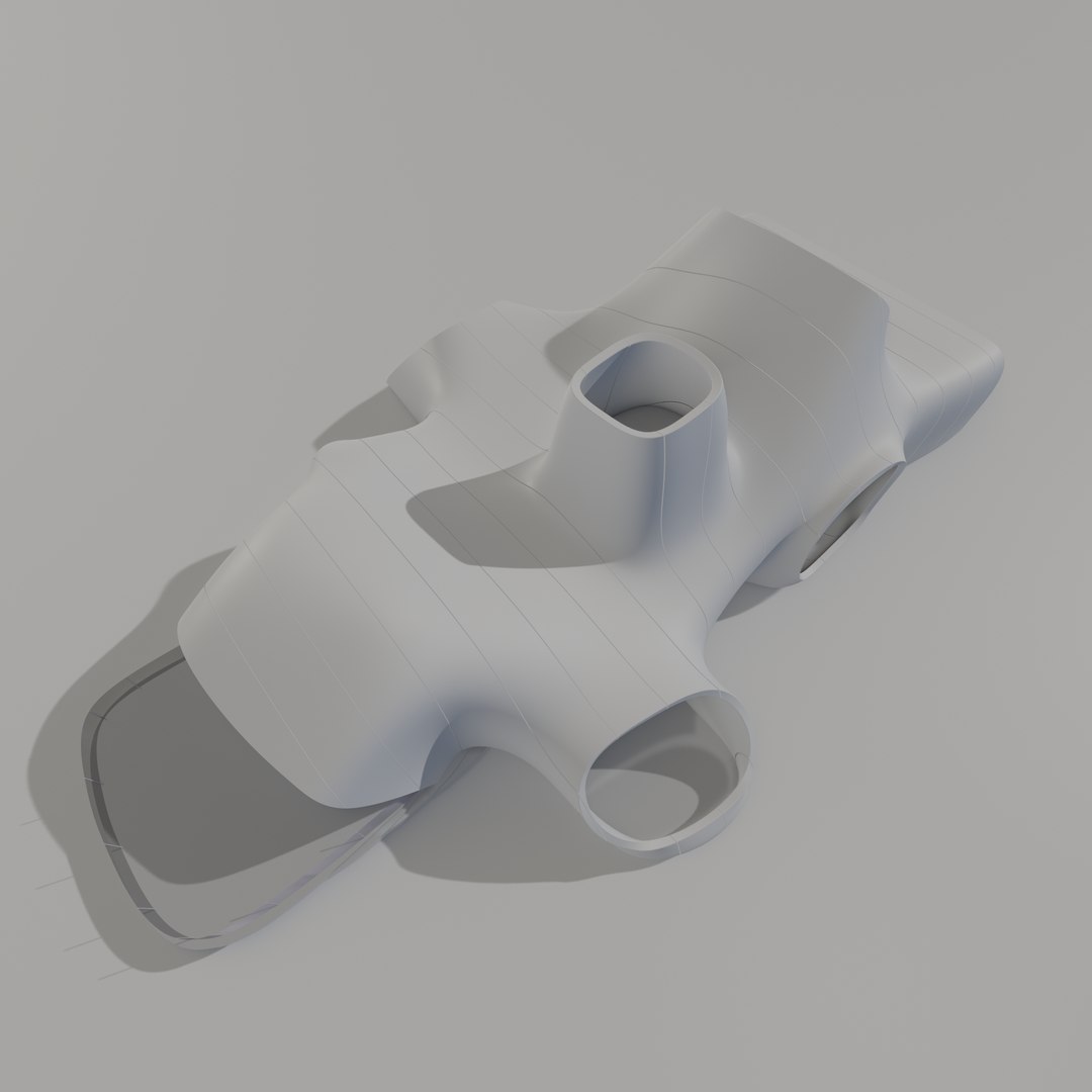 3D Sci Fi Futuristic Exbition Exterior And Interior 3D MODEL Model ...