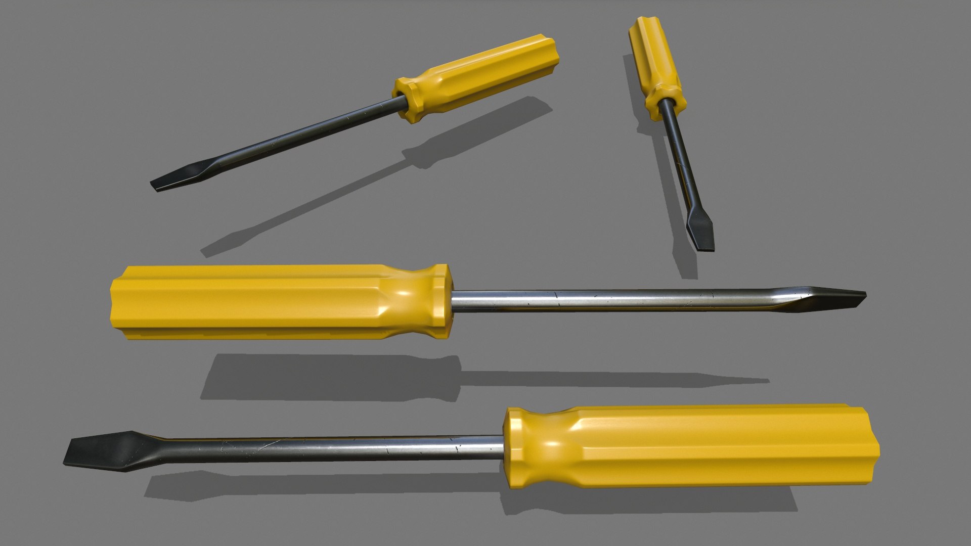 Screwdriver 3 3D Model - TurboSquid 1541557