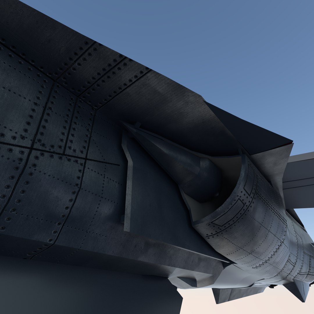 3d Model F-111 Bomber Plane