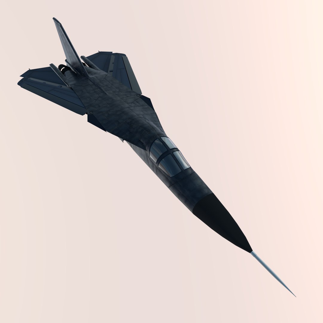 3d Model F-111 Bomber Plane