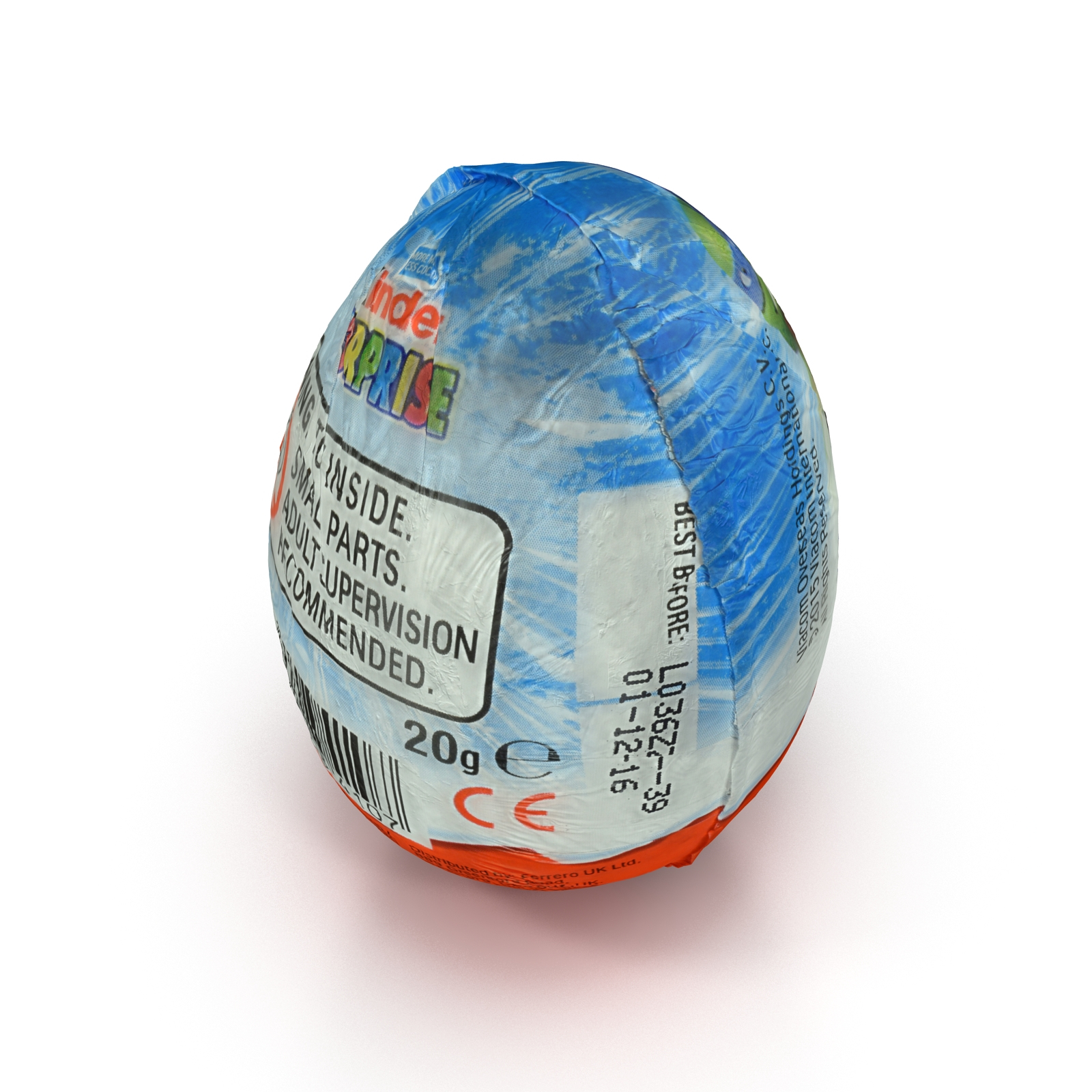 3d model kinder egg