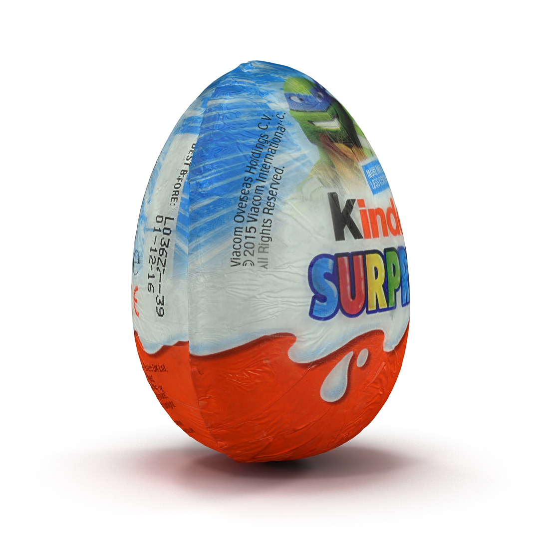3d model kinder egg
