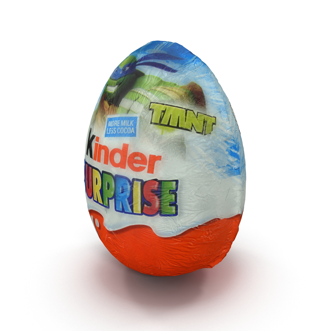 3d model kinder egg