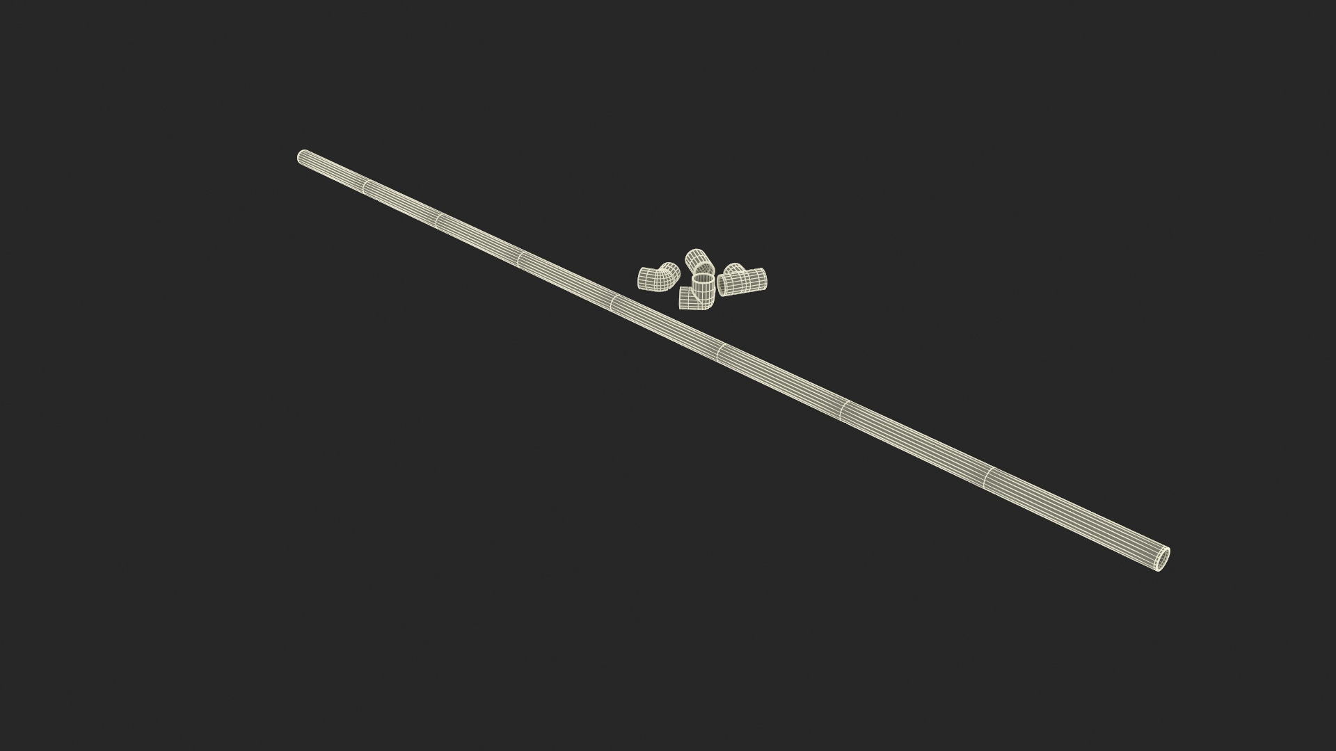 3D PVC Pipes And Fittings Blue 28D Model - TurboSquid 2302325