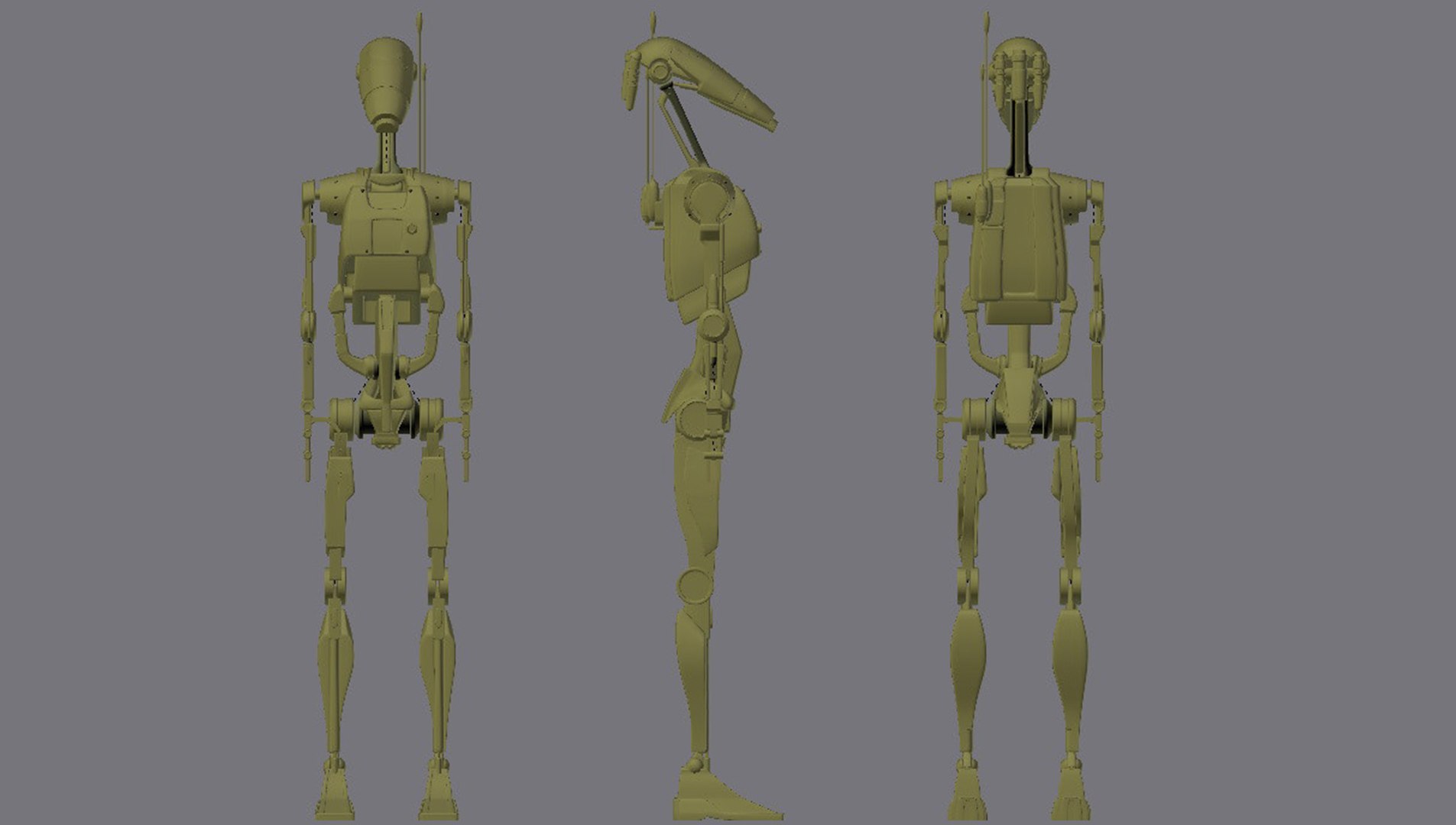 3D 3D B1 Battle Droid Model - TurboSquid 2195979