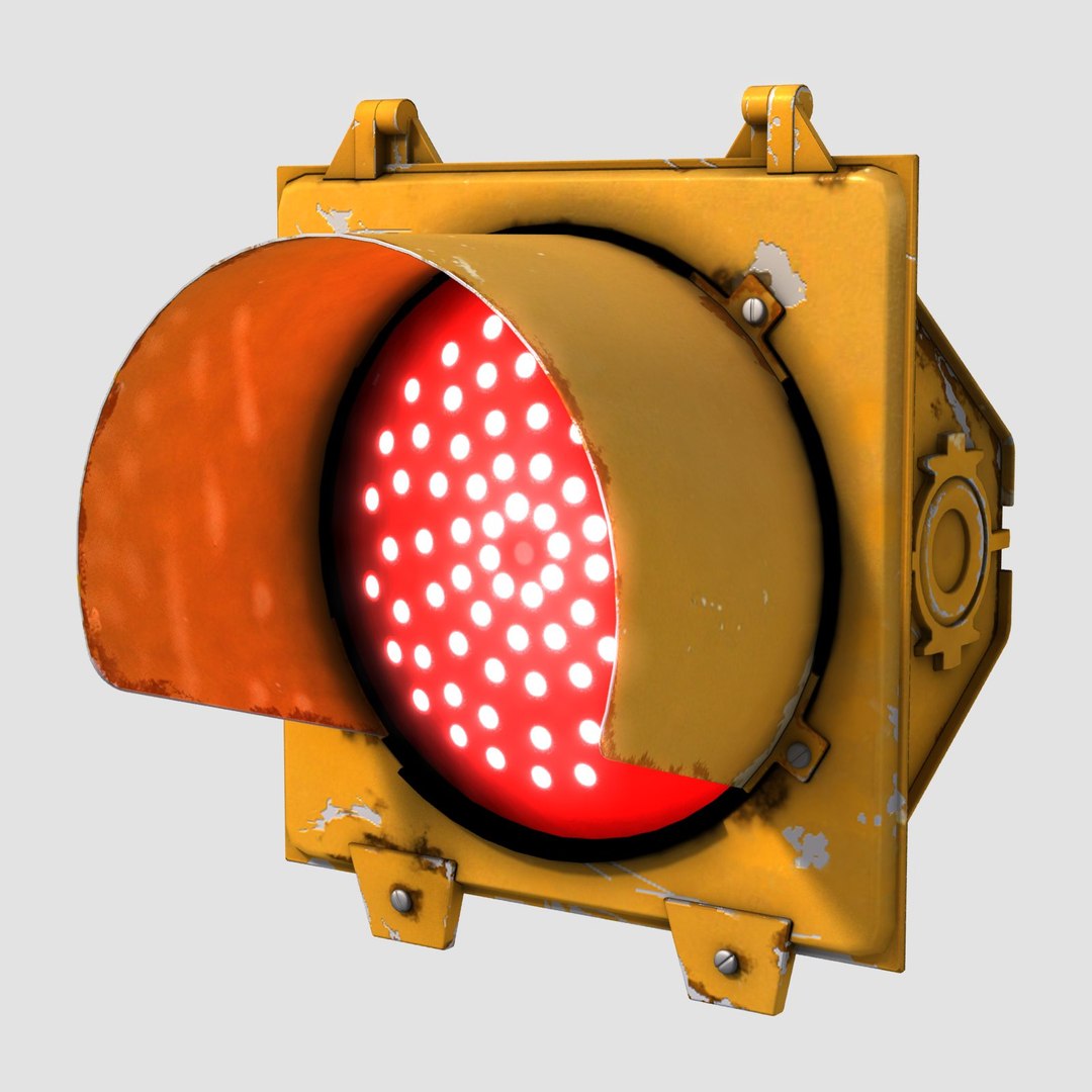 Traffic Signal Stop Light 3d Model
