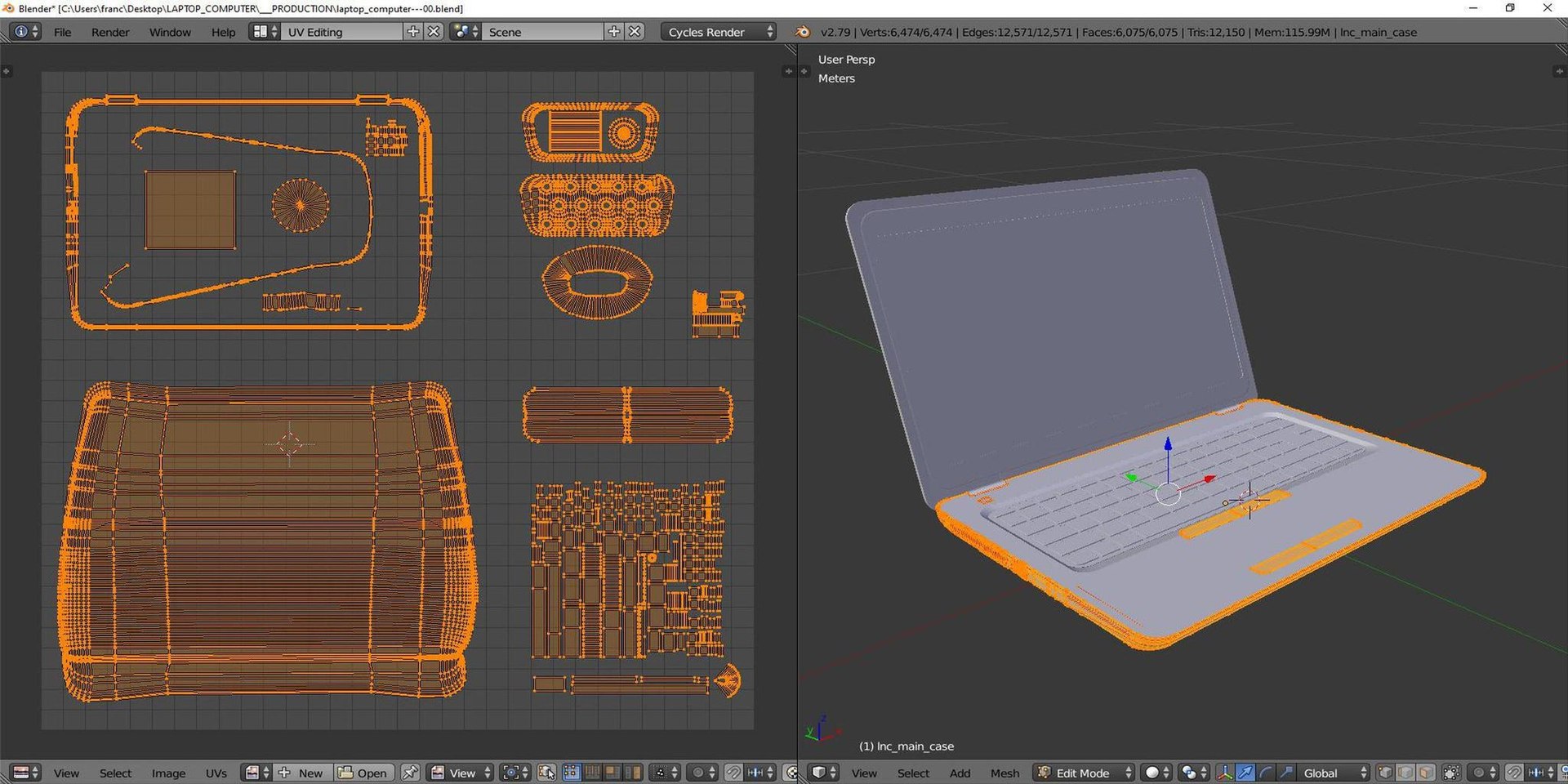 Laptop Computer 3D Model - TurboSquid 1173989