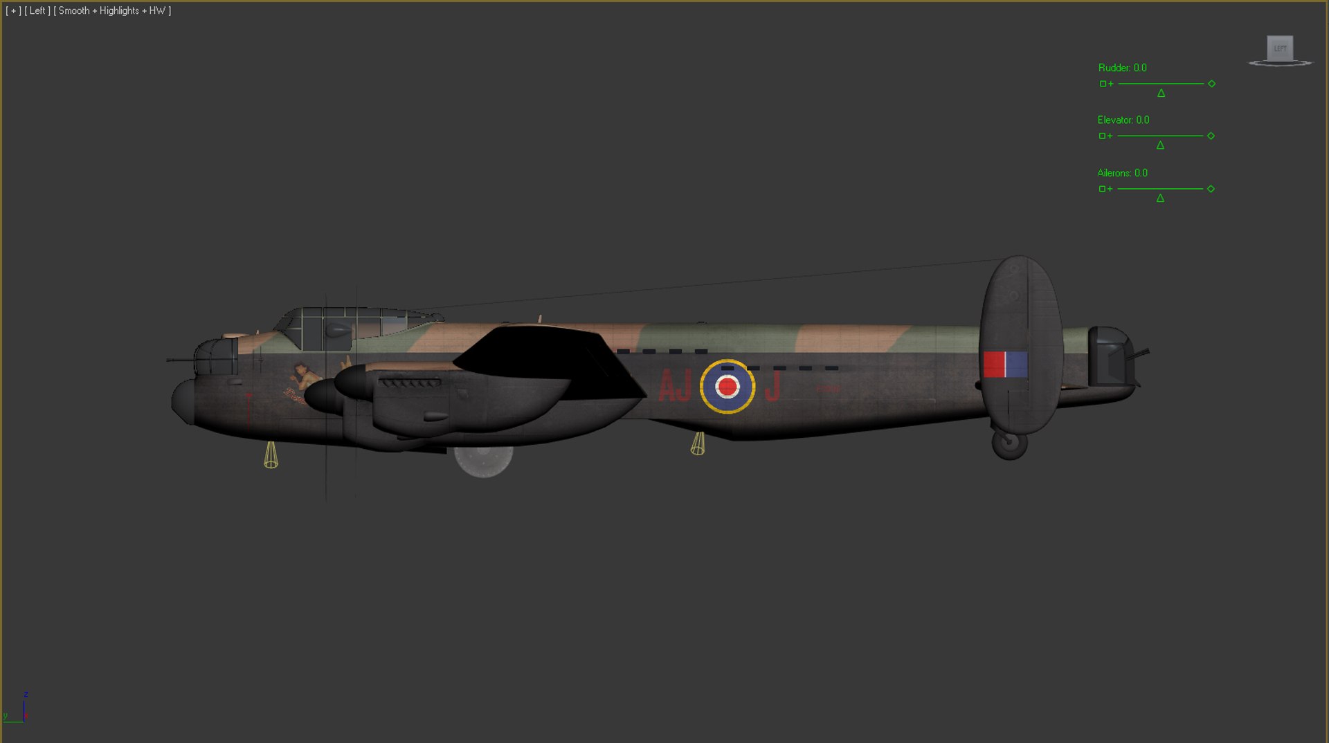 3d Avro Lancaster Mk Iii Model