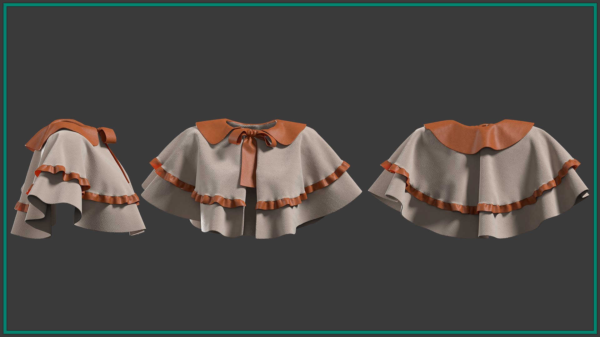 7 Female Cloak 3D Model - TurboSquid 2399704