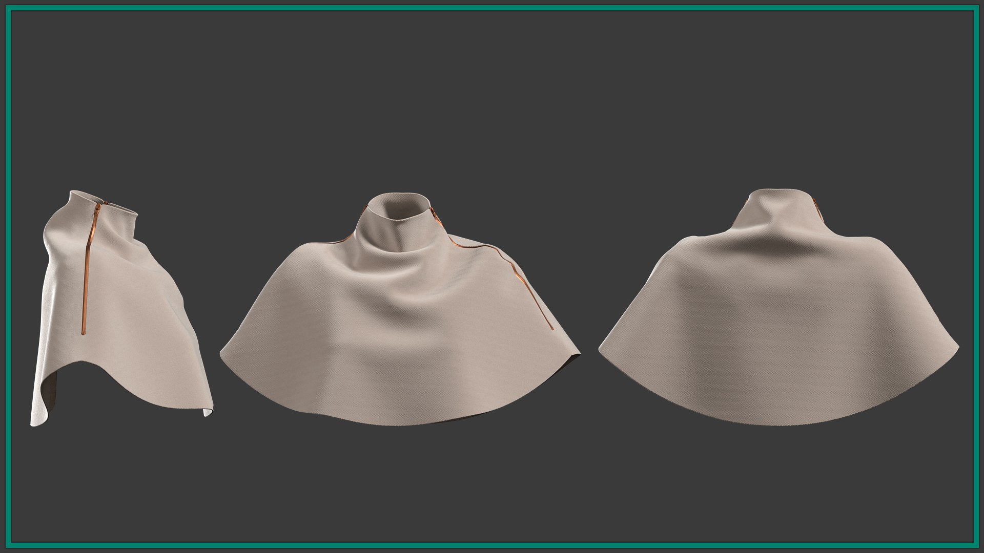 7 Female Cloak 3D Model - TurboSquid 2399704