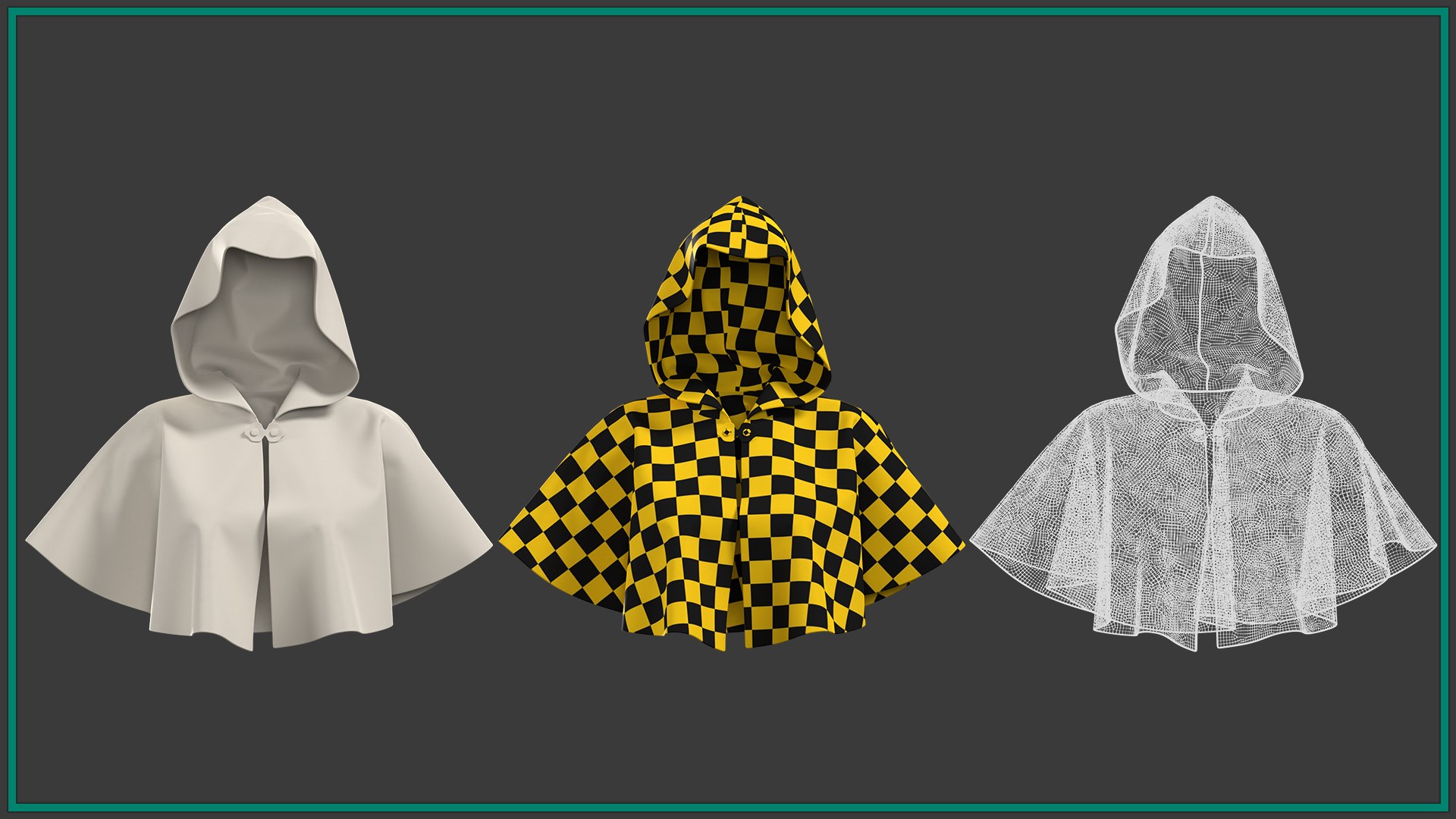 7 Female Cloak 3D Model - TurboSquid 2399704