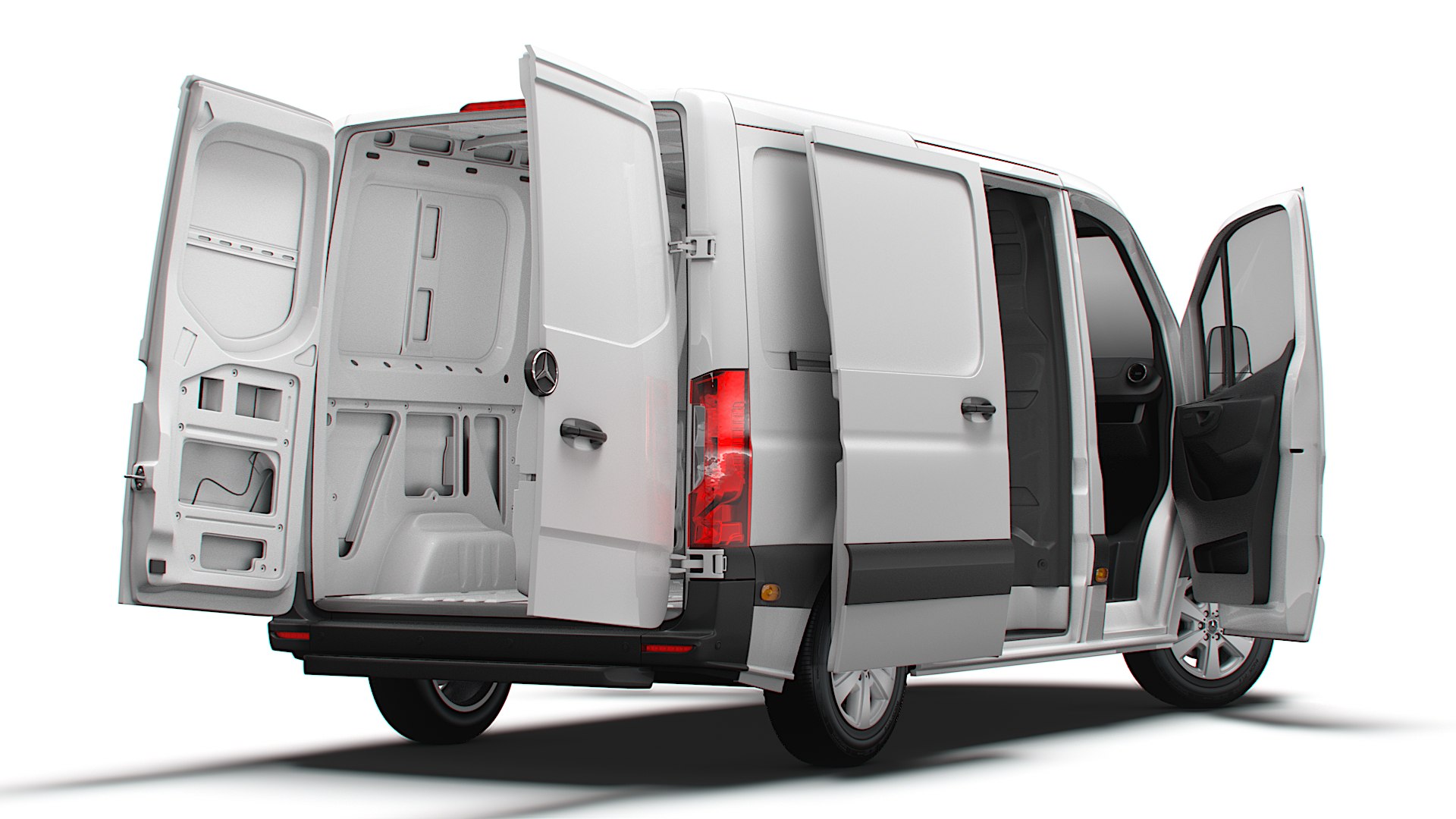 Mercedes Benz Sprinter Panel Van L1H1 FWD HQInterior 2024 3D Model ...