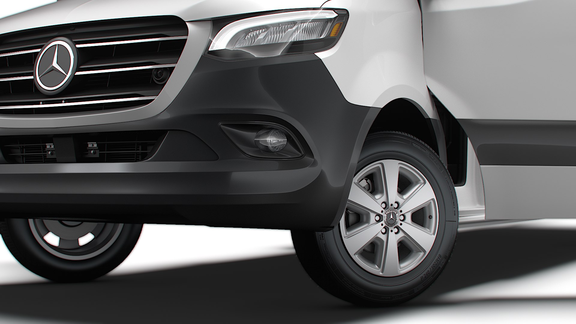 Mercedes Benz Sprinter Panel Van L1H1 FWD HQInterior 2024 3D Model ...