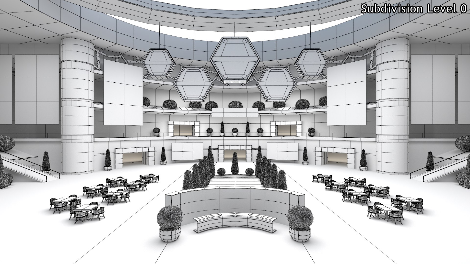 Virtual E-Congress Lobby 3D Model - TurboSquid 1848725