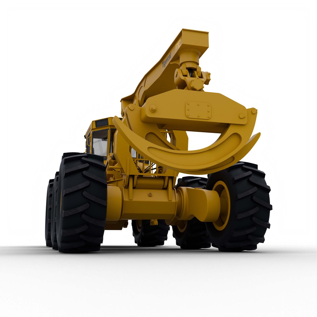 3D Model Tigercat 635E Log Skidder - TurboSquid 2300411