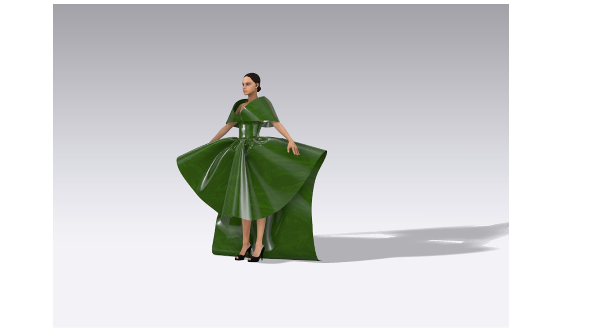 Green Vinyl Costume 3D Model - TurboSquid 2201793