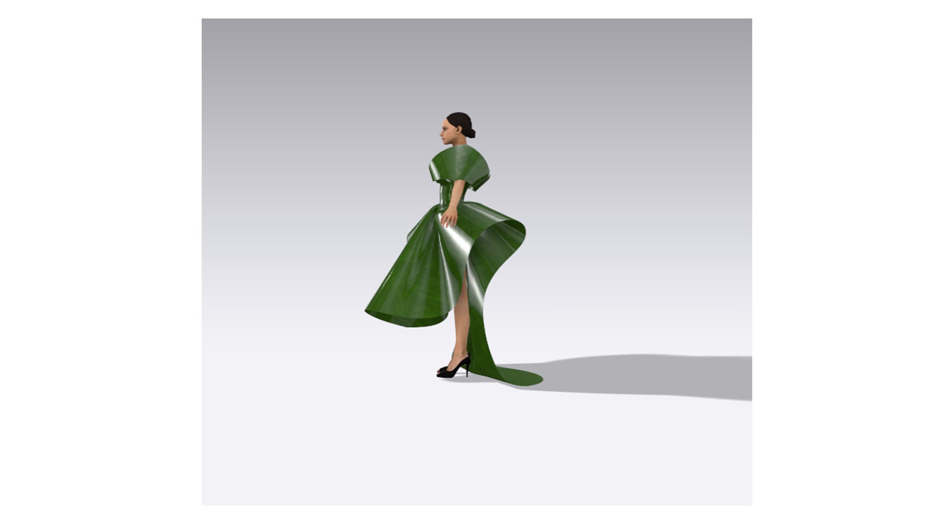 Green Vinyl Costume 3D Model - TurboSquid 2201793