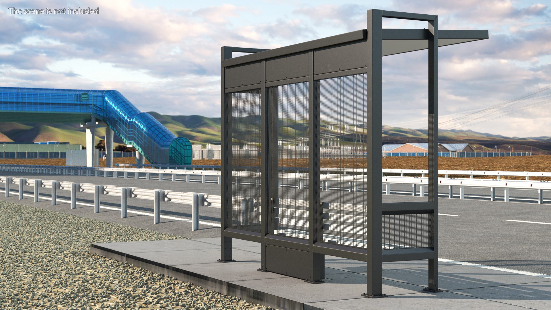 Bus Stops Collection 2 3D Model - TurboSquid 2035489
