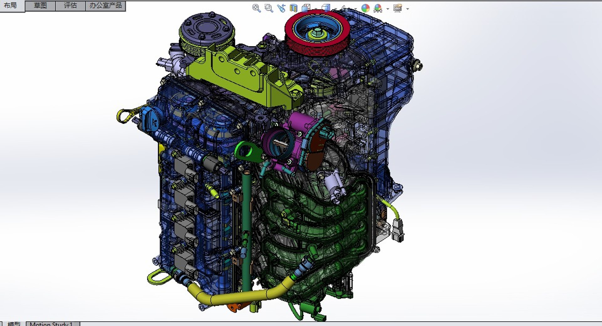 3D model engine animations - TurboSquid 1431261