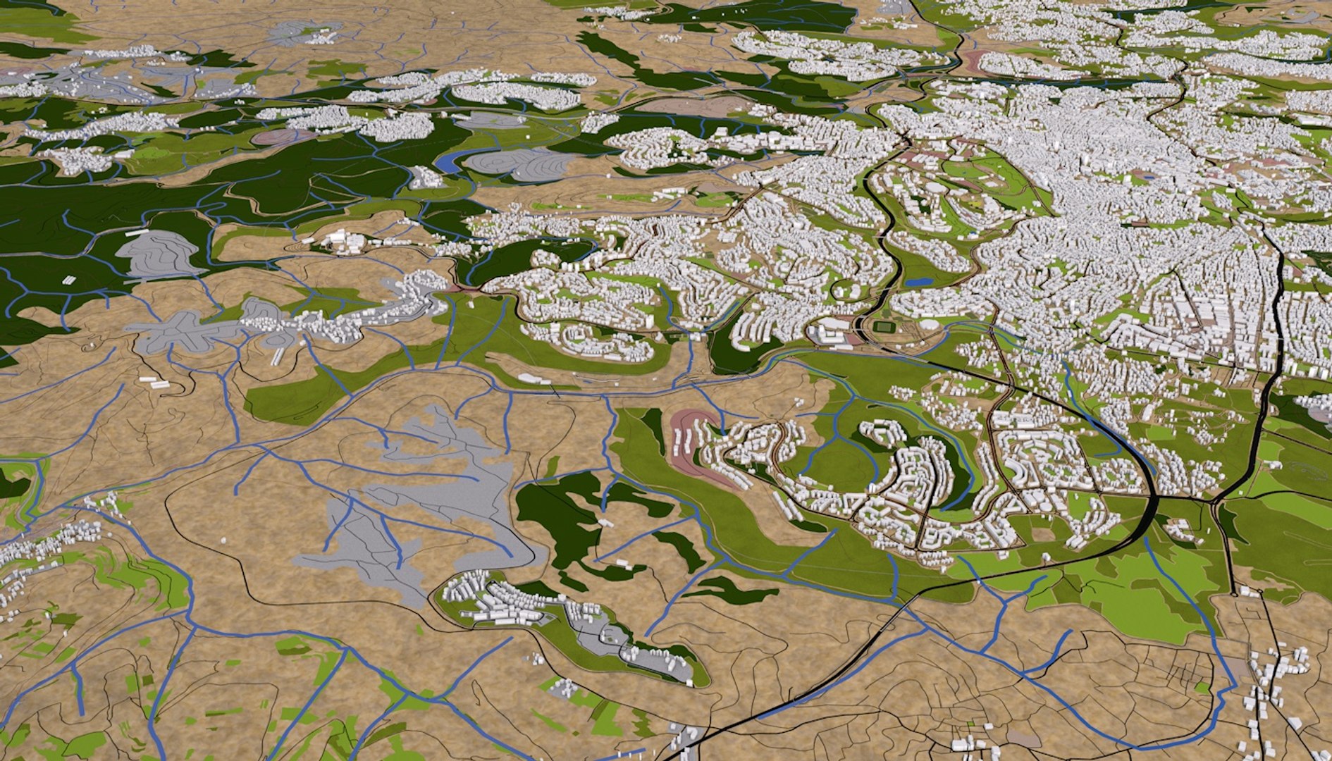 Jerusalem Israel Buildings 3D Model - TurboSquid 1425128