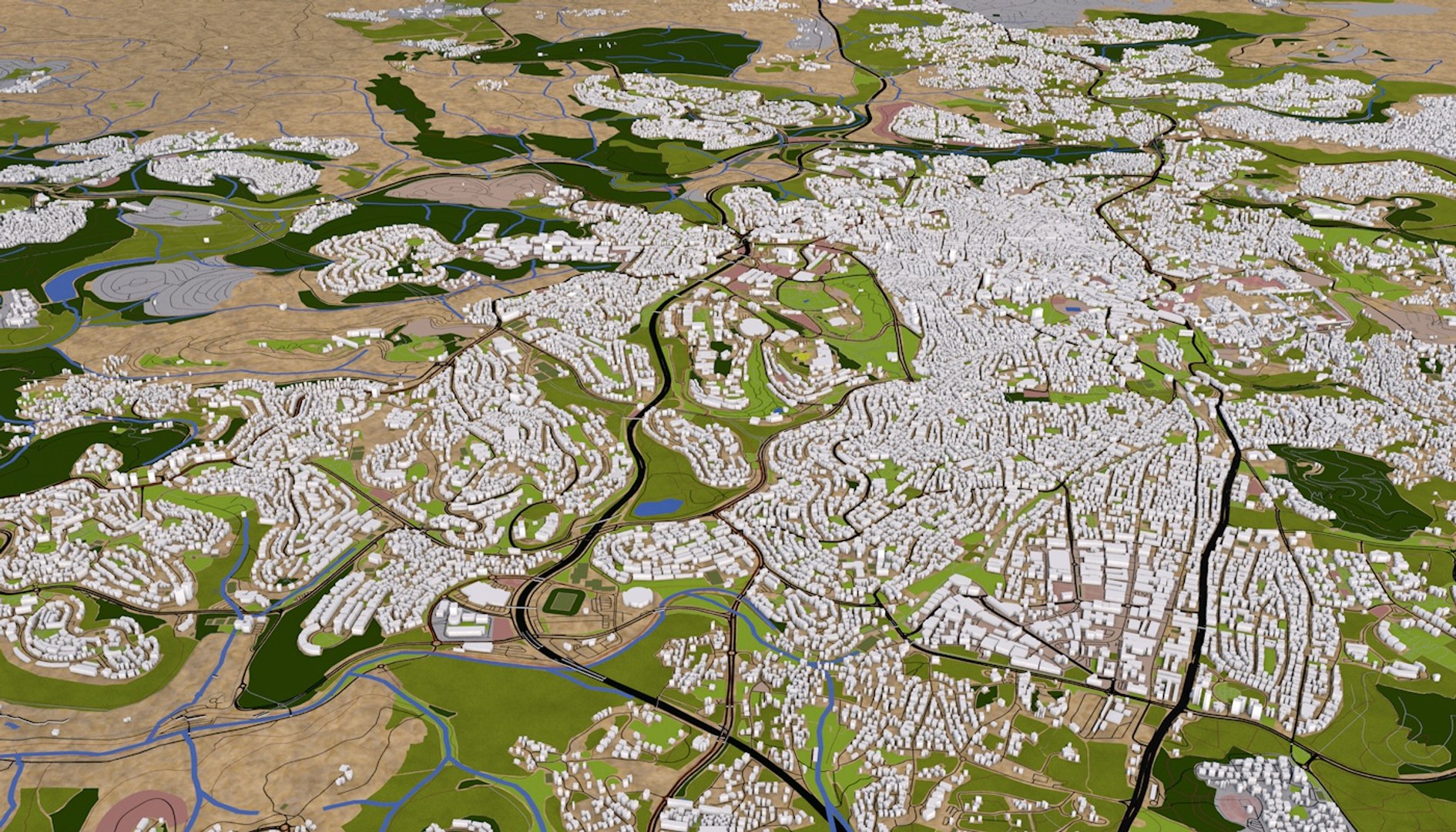 Jerusalem Israel Buildings 3D Model - TurboSquid 1425128