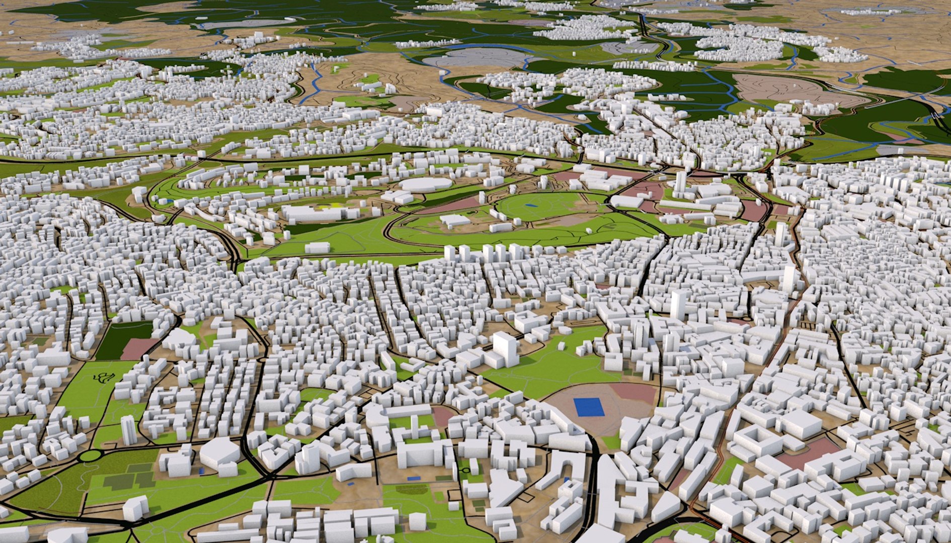 Jerusalem Israel Buildings 3D Model - TurboSquid 1425128