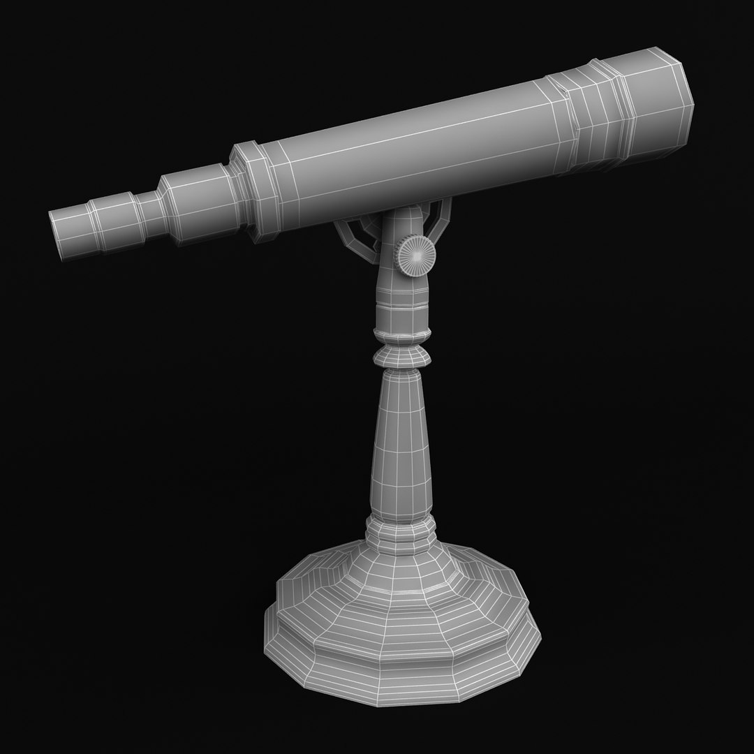 3dsmax Desk Telescope