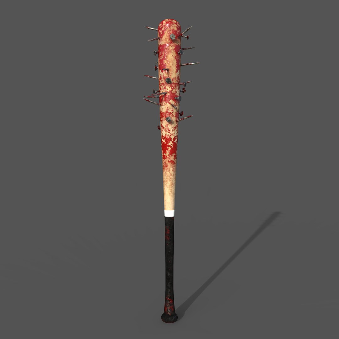 3D nailed baseball bat - TurboSquid 1188022