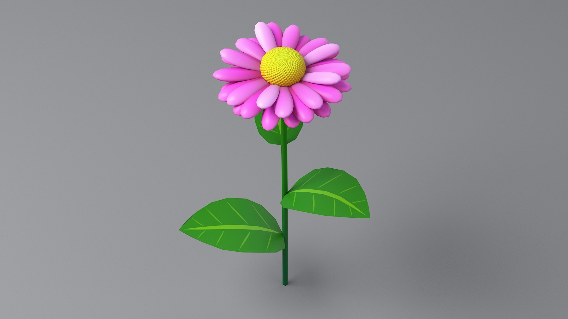 modelo 3d Cartoon Flower 03 - TurboSquid 2049416