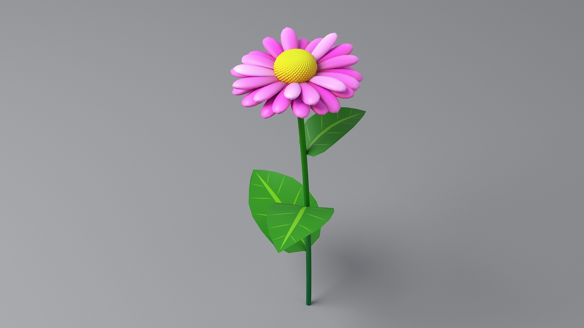 3D Model Cartoon Flower 03 - TurboSquid 2049416