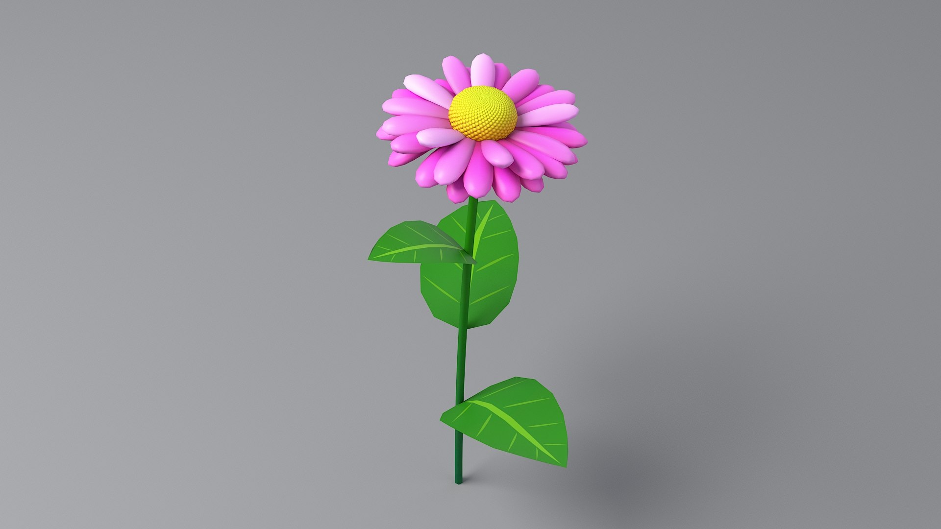 3D Model Cartoon Flower 03 - TurboSquid 2049416