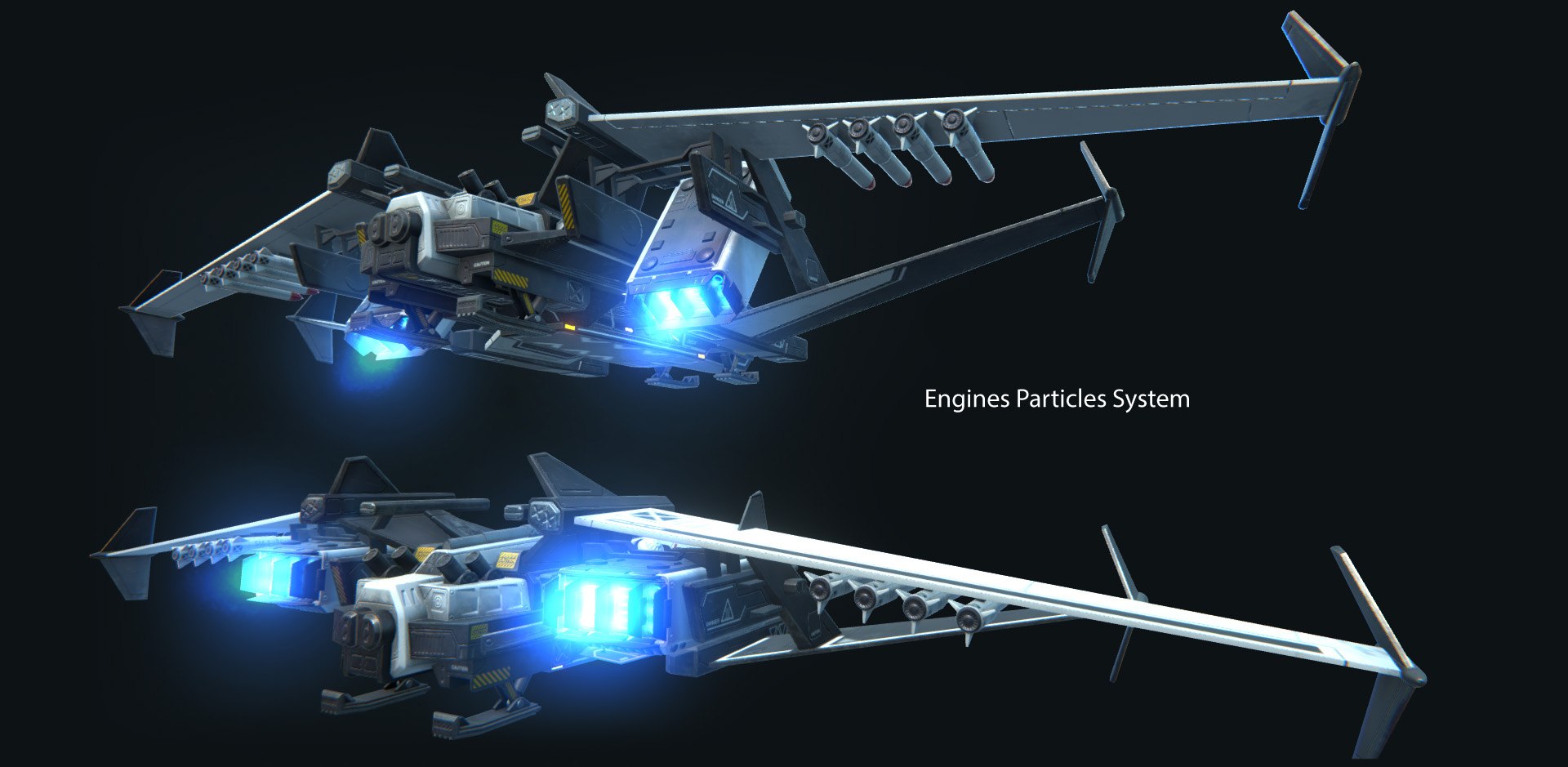 3D Pbr Modular Spaceships V1 - TurboSquid 1476533
