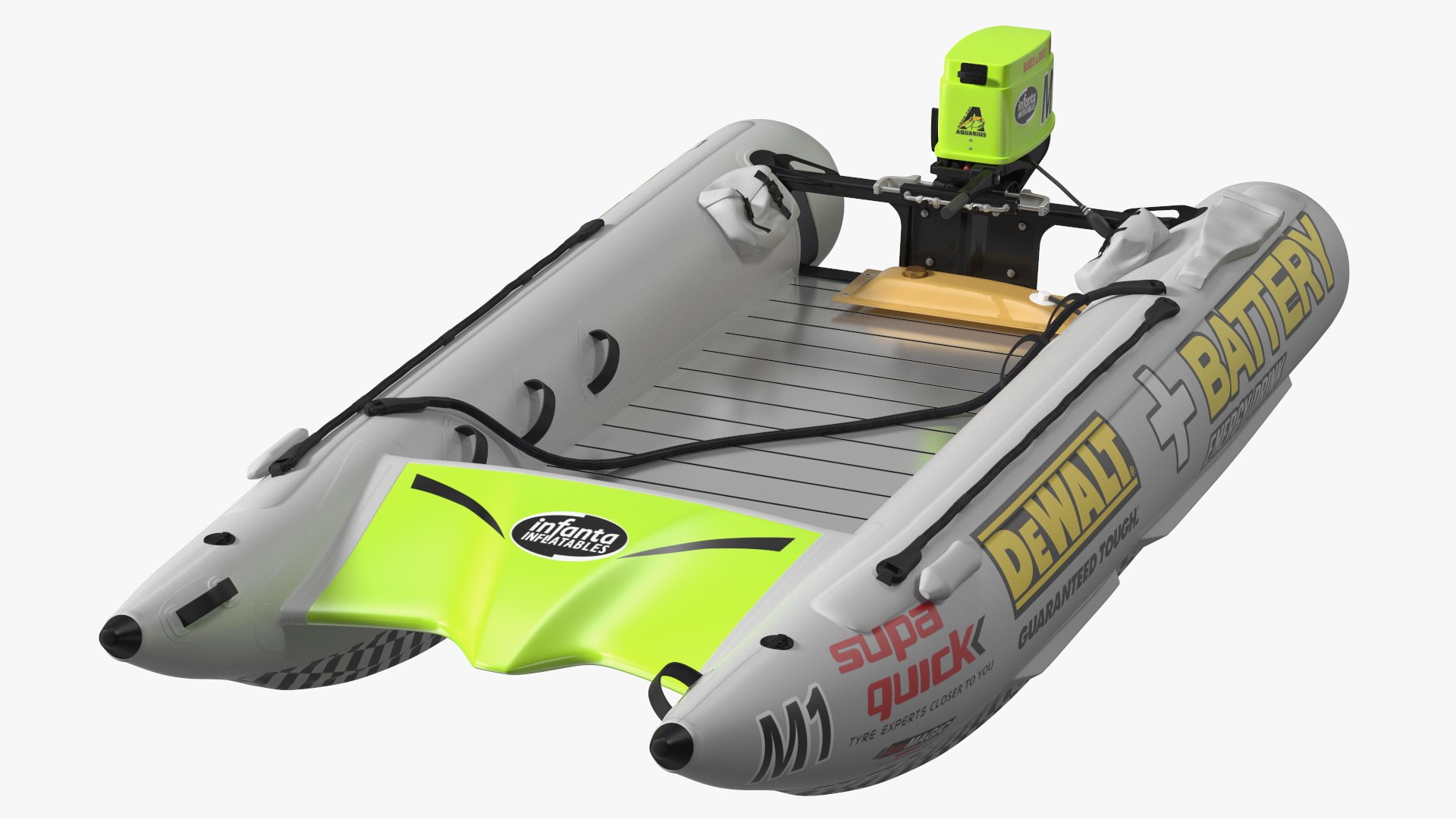 Racing Boat Gemini Zapcat F1 With Engine Grey 3D - TurboSquid 1944167