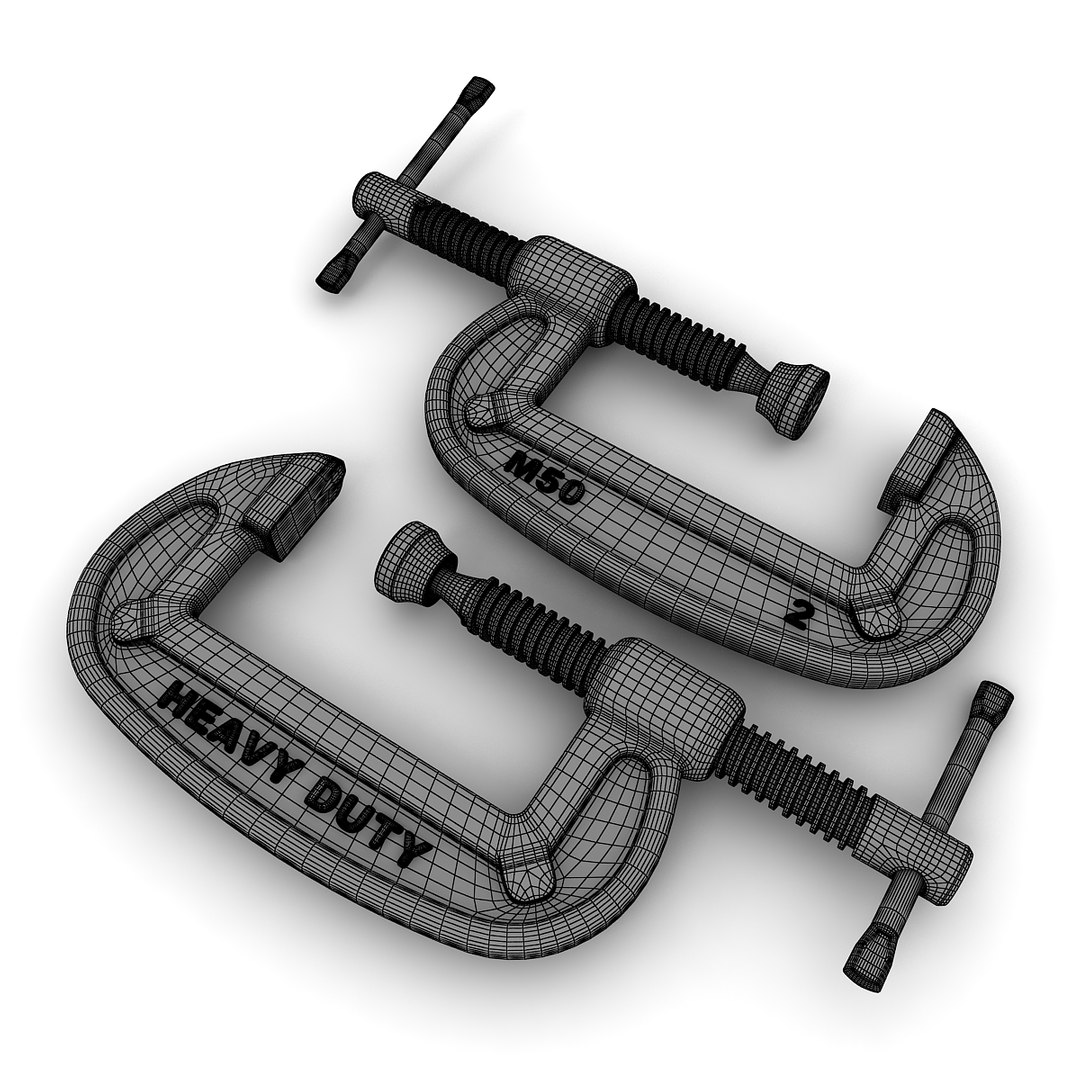 3d Model C-clamp Clamp