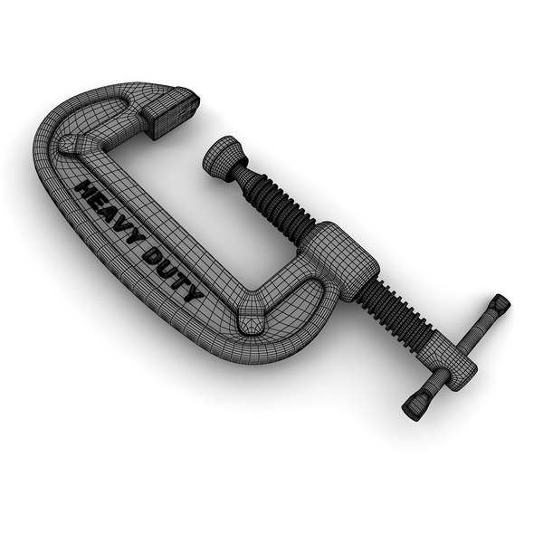 3d model c-clamp clamp