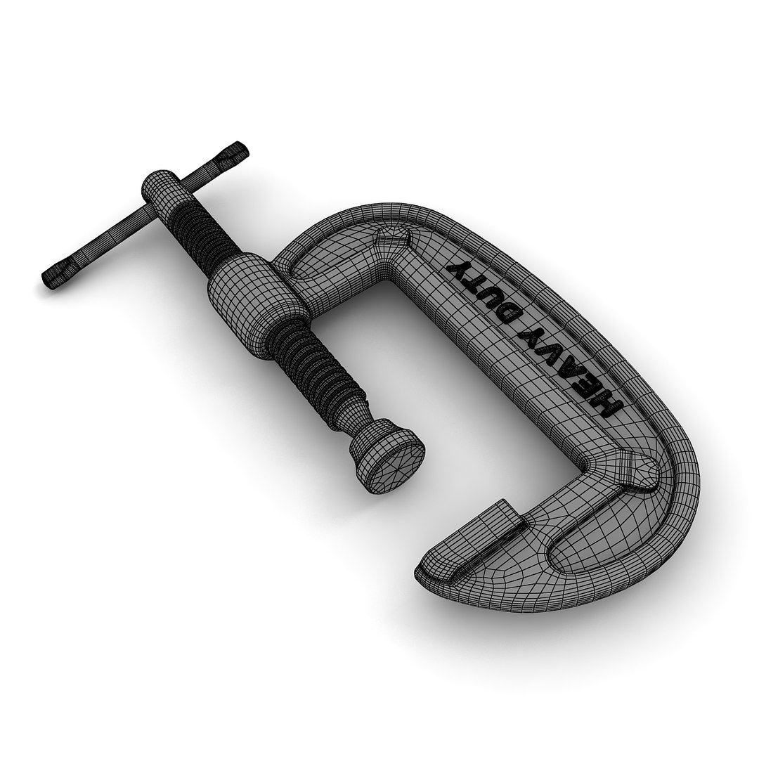3d Model C-clamp Clamp