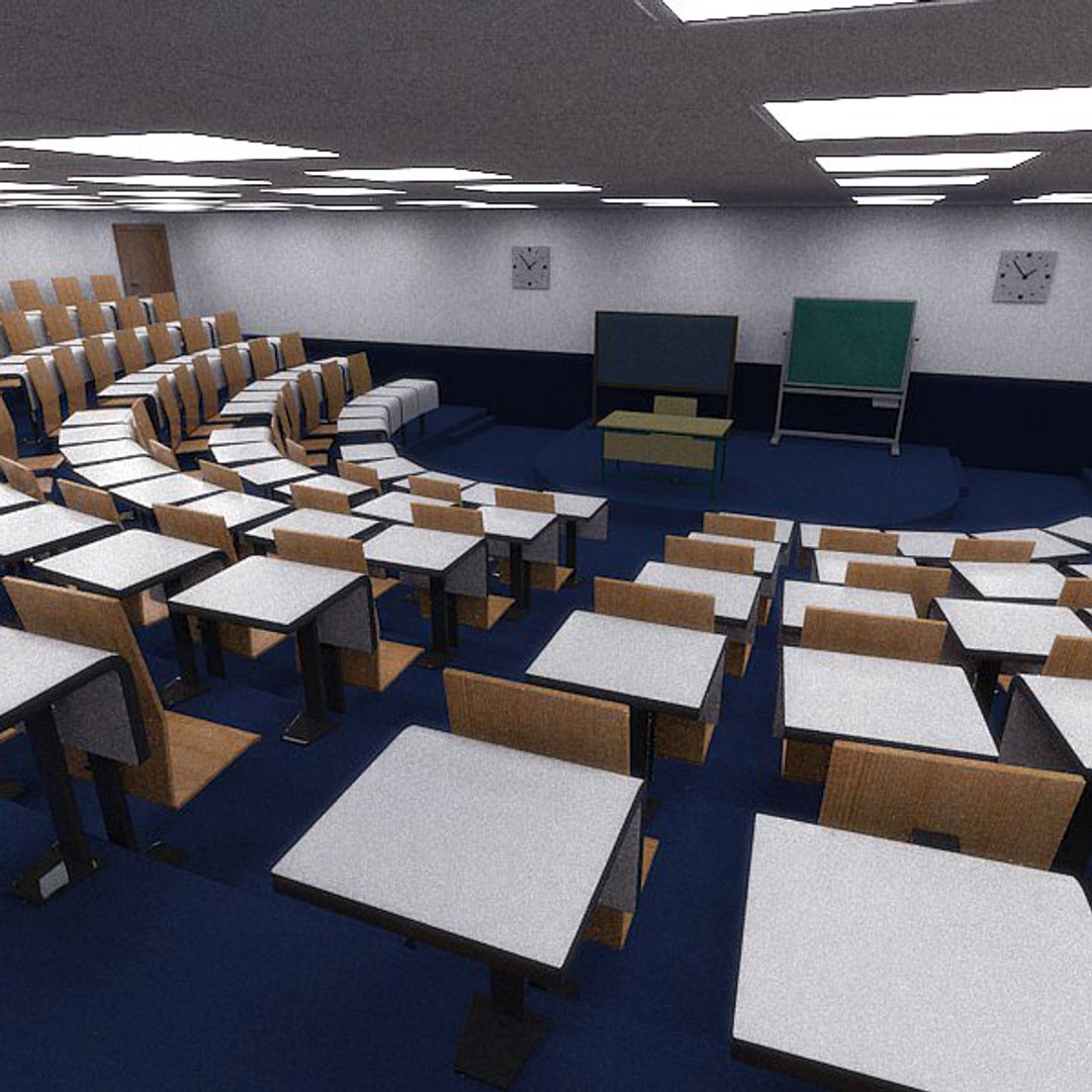 3d Model Classrooms Interiors