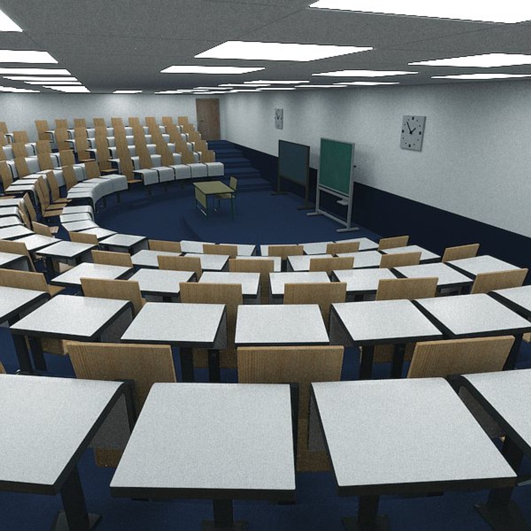 3d Model Classrooms Interiors
