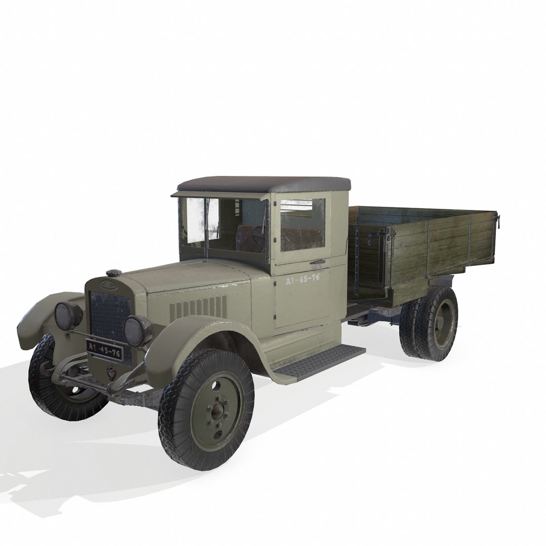 3D Soviet Truck - TurboSquid 1311627