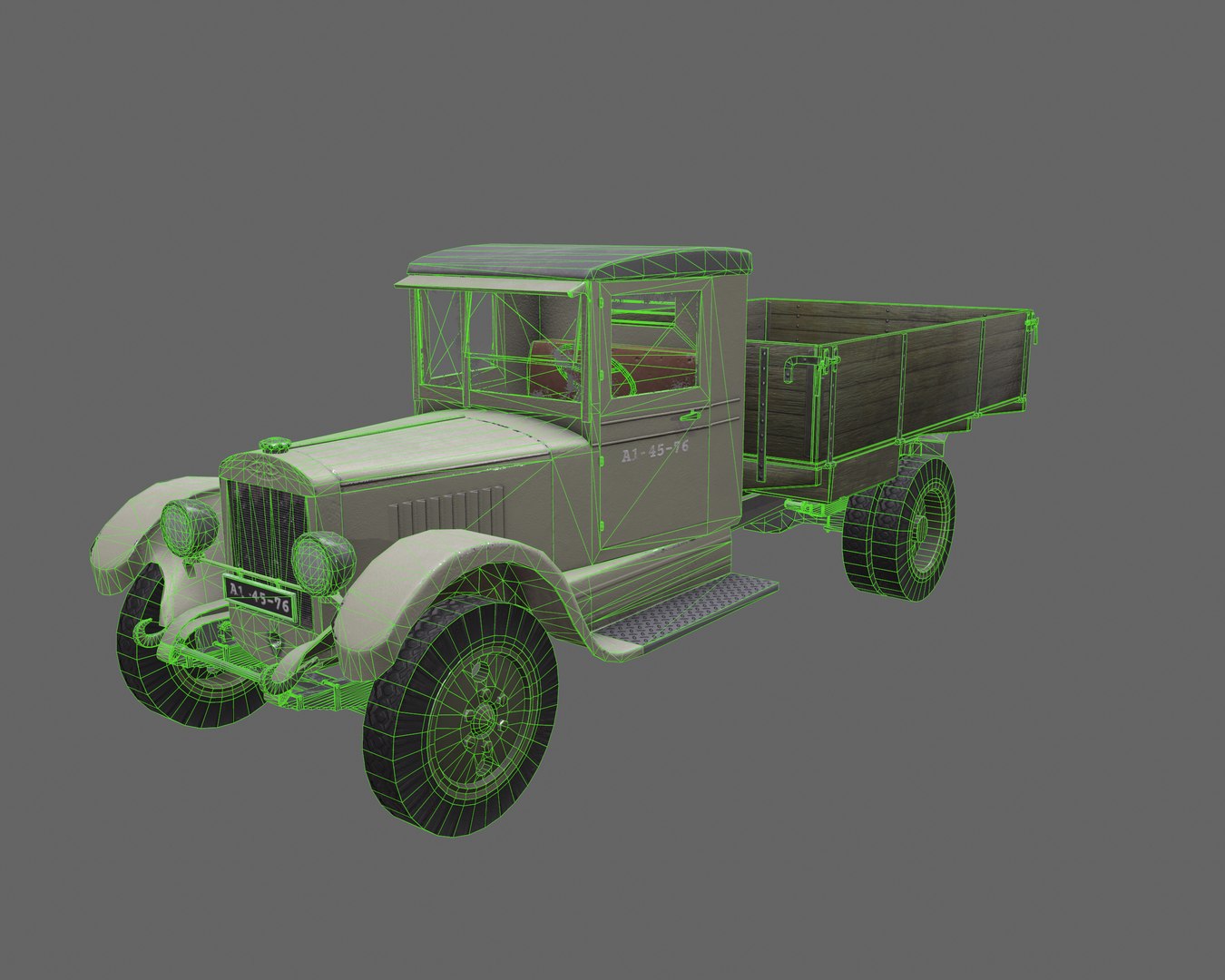3D Soviet Truck - TurboSquid 1311627