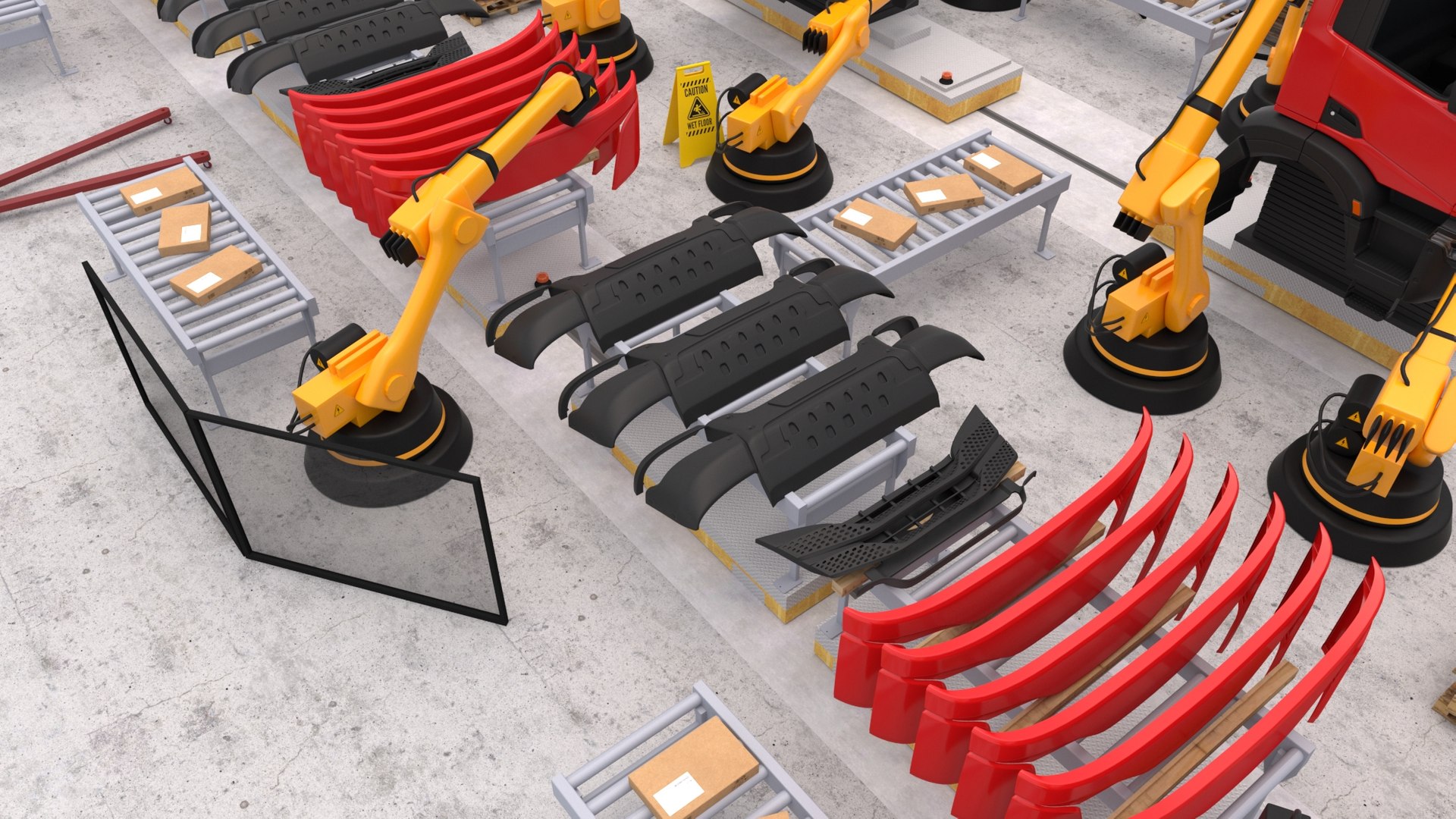 Iveco Truck Factory 3D Model - TurboSquid 2072975