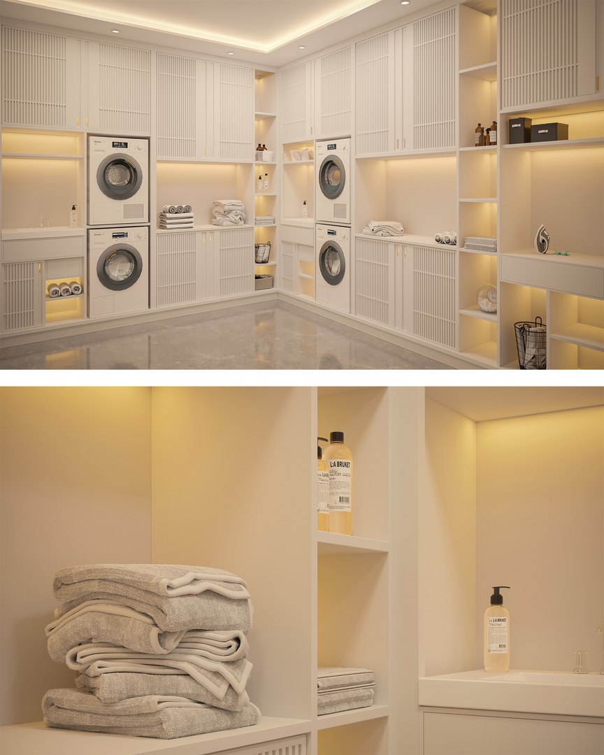 3D Laundry Service Room Model - TurboSquid 2277418