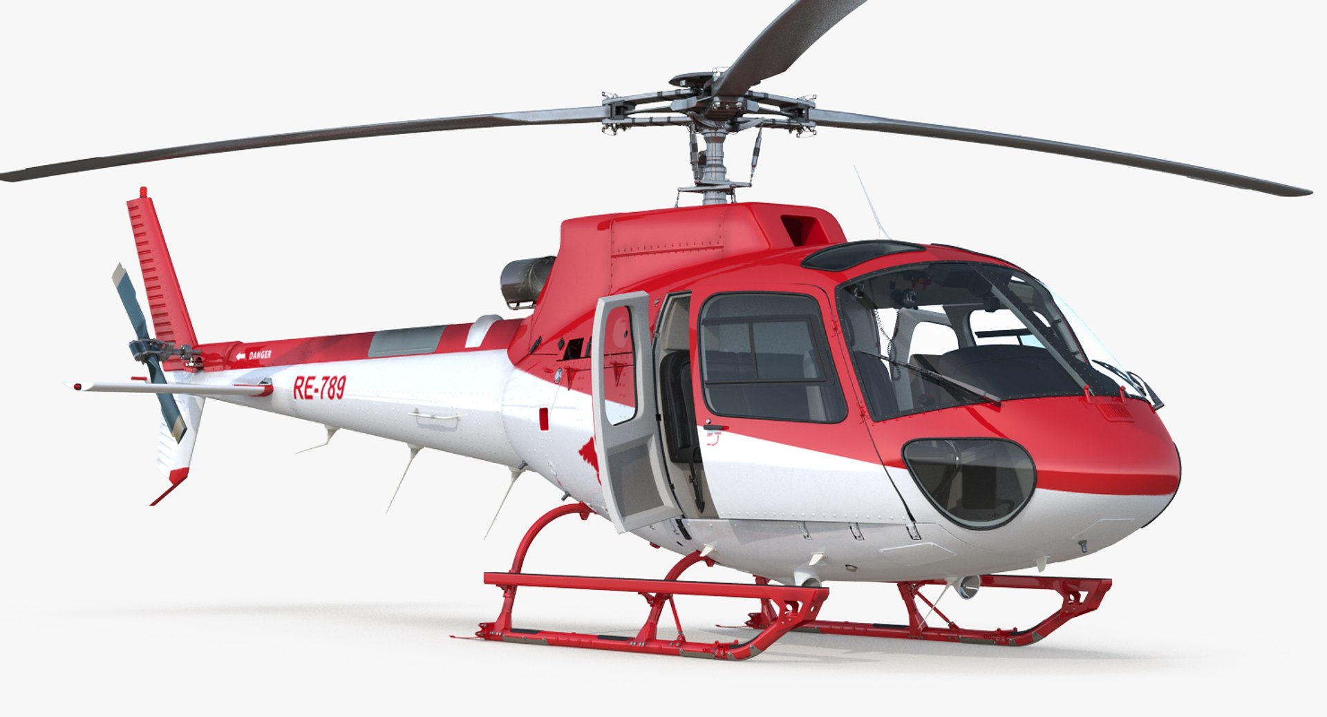 Medical Transport Helicopter Eurocopter Model - TurboSquid 1179626