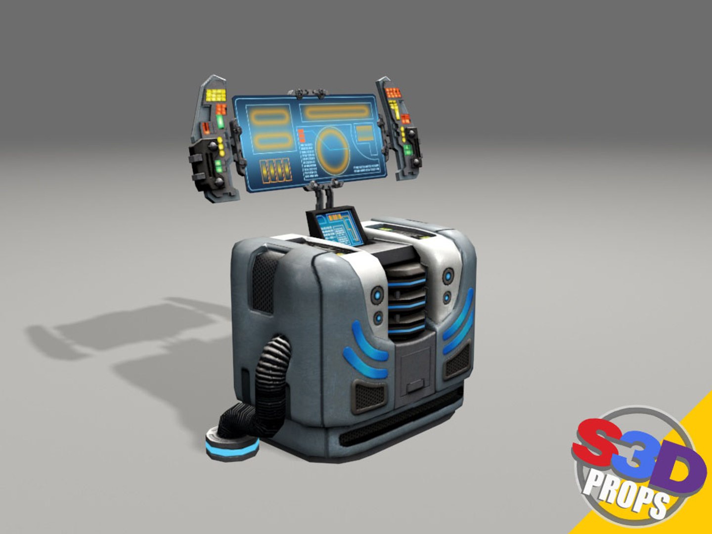 sci-fi control panel max